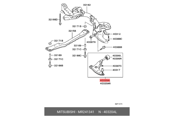 MITSUBISHI MR241341 MR439701,MR241341