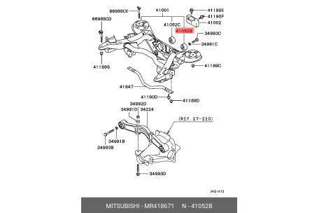 MITSUBISHI MR418671 MR418671