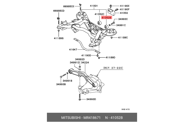 MITSUBISHI MR418671 MR418671