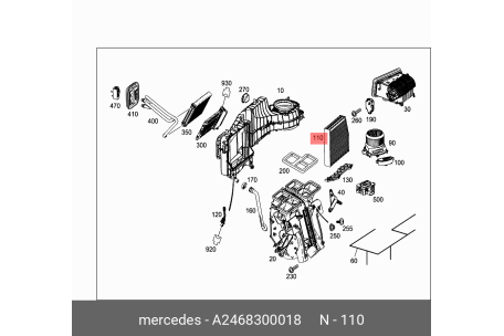 MERCEDES-BENZ A 246 830 00 18 A 246 830 00 18,246 830 00 18,A246830118