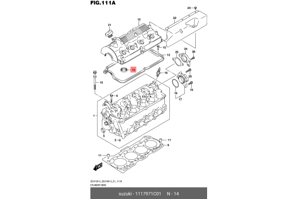 SUZUKI 11179-71C01 11179-71C01