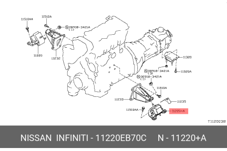 NISSAN 11220-EB70C 11220-EB300,11220-EB70A