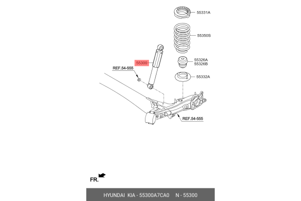 Hyundai / KIA 55300-A7CA0 55300-A7200,55300-A7CA0,55300-A7200,55300 ...