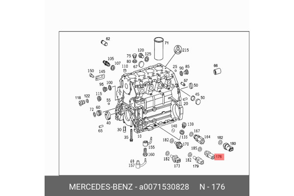 Daimler AG A0071530828 A0071530828