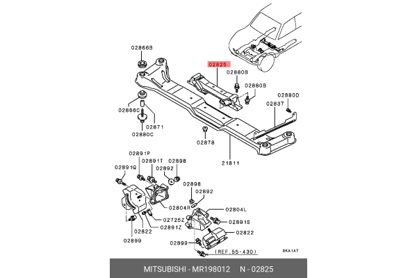 MITSUBISHI MR198012 MR198012,MR198013