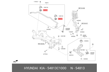 KIA 54813-C1000 95933270_BL,54813-C1000,54813-C1000,54813-C1000