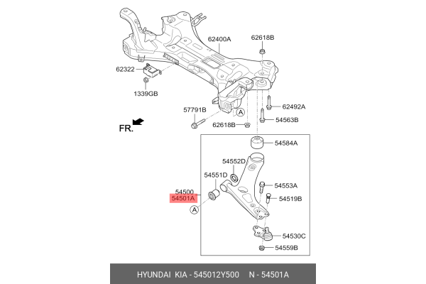KIA 54501-2Y500 54501-2Y500,54501-3W500,54501-2Y500,54501-3W500