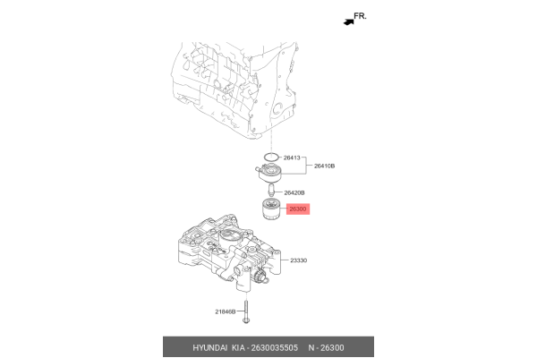 Hyundai / KIA 26300-35505 26300-35503,MD356000,MD136466,RF01-23-802 ...