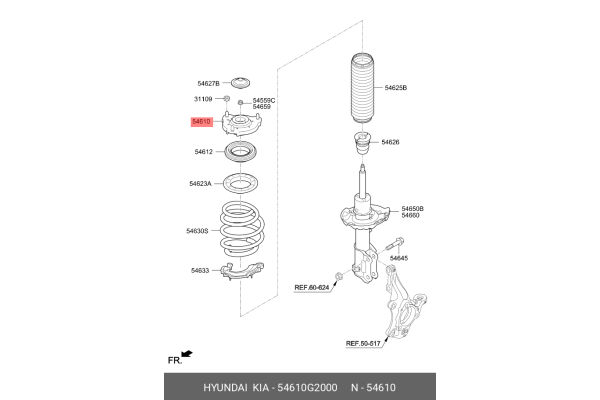 Hyundai / KIA 54610G2000 54610-F2000