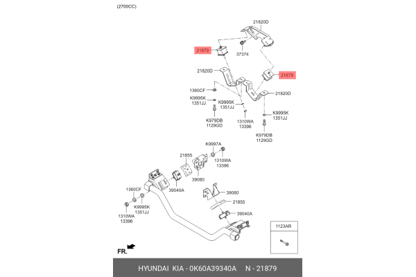 Hyundai / KIA 0K60A 39340A 0K60A 39340A
