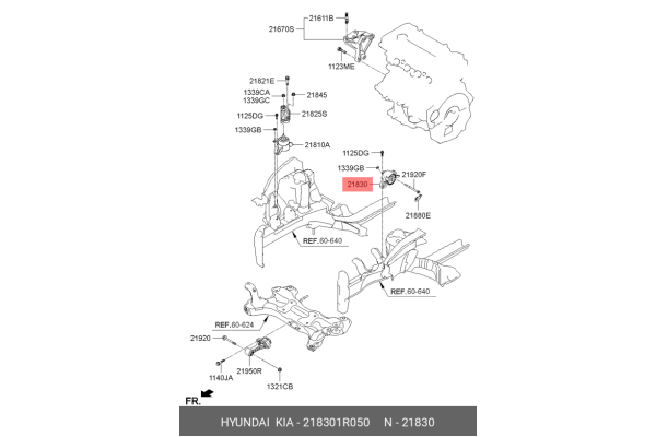 Hyundai / KIA 21830-1R050 21830-1R050,21830-1R200,21830-1R050