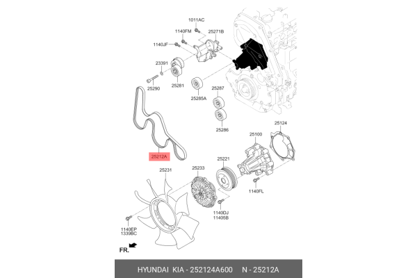 Hyundai / KIA 25212 4A600 25212 4A600