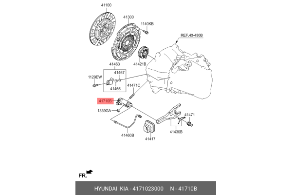 Hyundai / KIA 41710 23000 41710 23000