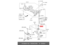 Hyundai / KIA 54584 D3000 54584-2S000,54584-D3000,54584-2T000,54584 ...