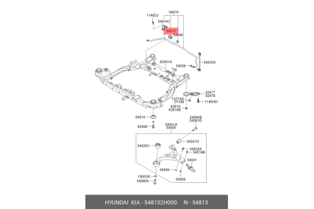 Hyundai / KIA 54813 2H000 54813 2H000