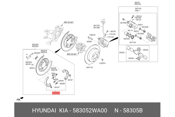 Hyundai / KIA 58305 2WA00 58305 2WA00