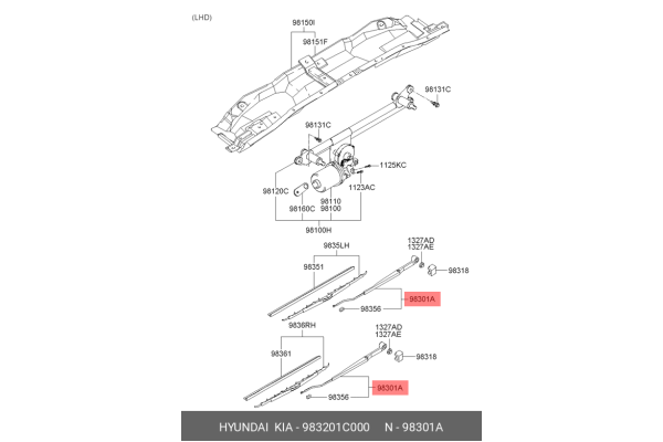 Hyundai / KIA 98320 1C000 98320 1C000