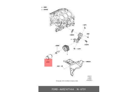 FORD AA5Z-6714-A 4884900AB,04892 339AA,K04892339AA,12626224,12670058