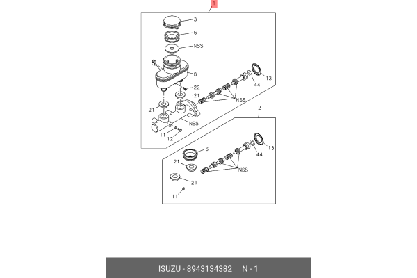 ISUZU 8-94313-438-2 8-94313-438-2