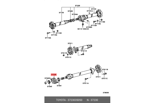 TOYOTA 37230-35050 37230-35050