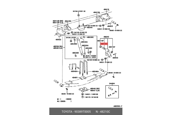 TOYOTA 90389-T0005 90389-T0005