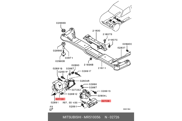 MITSUBISHI MR510056 MR510056,MR554176