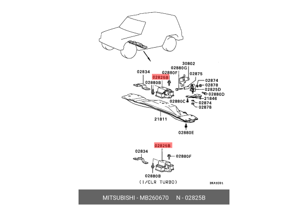 MITSUBISHI MB260670 MB260670,MB260670