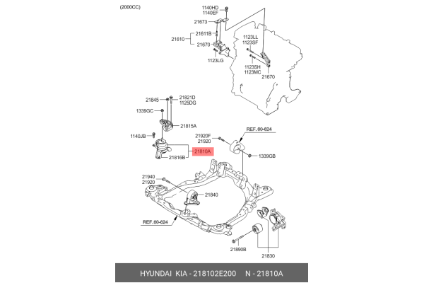 Hyundai / KIA 218102E200 218102E200