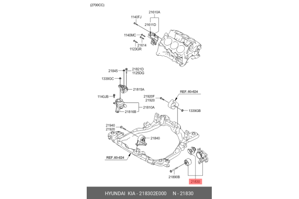 Hyundai / KIA 218302E000 21830-2E000