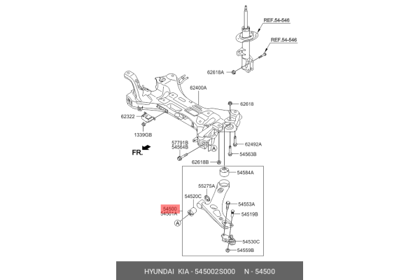 Hyundai / KIA 545002S000 545002S000