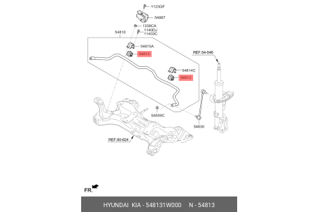 Hyundai / KIA 548131W000 548131W000