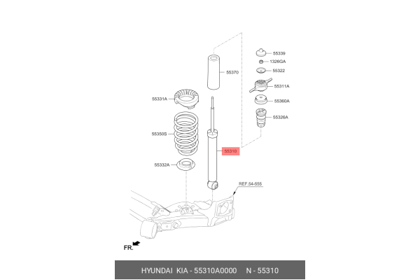Hyundai / KIA 55310A0000 55310A0000