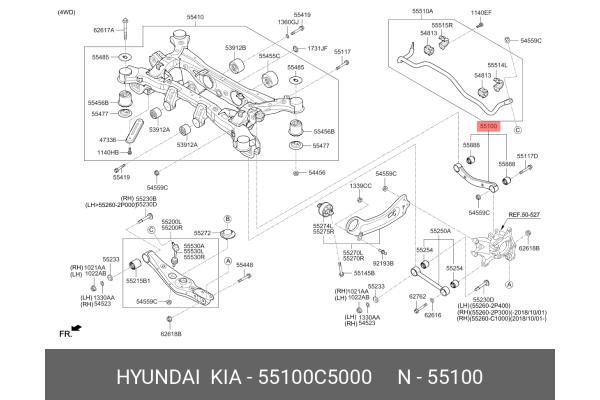 Hyundai / KIA 55100C5000 55100C5000