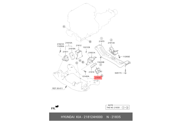 Hyundai / KIA 218124H000 21812-4H000,21812-4H300