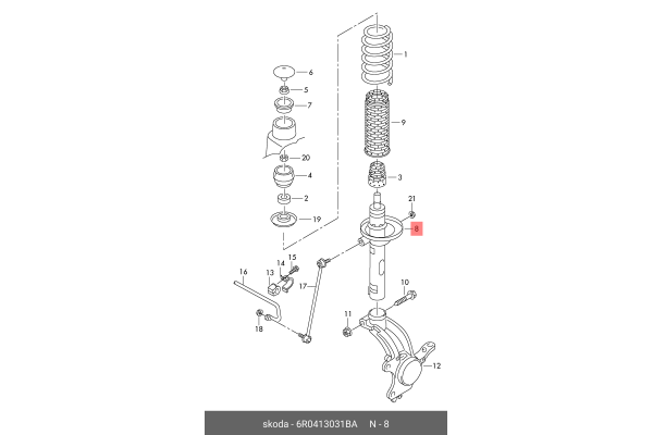 VAG 6R0 413 031 BA 6R0 413 031 BF,6R0 413 031 AJ