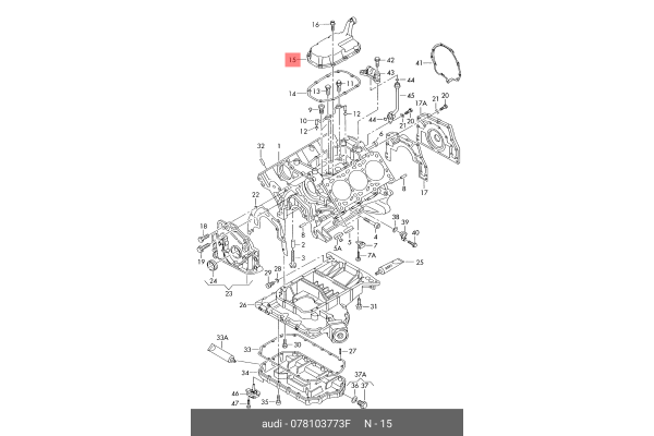 VAG 078103773F 078103773F