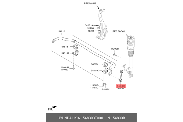 KIA 54830-3T000 54830-3T000