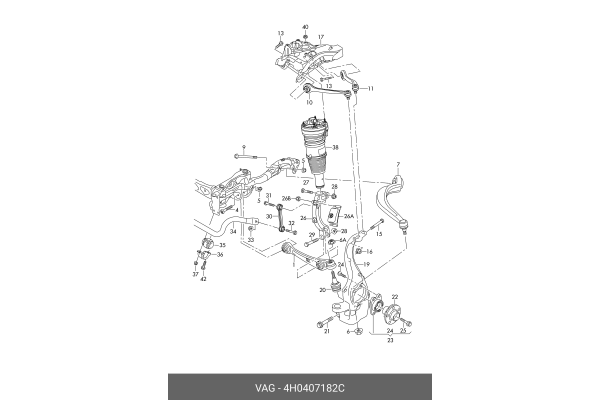 VAG 4H0 407 182 C 4H0 407 182 B,4H0 407 182 C
