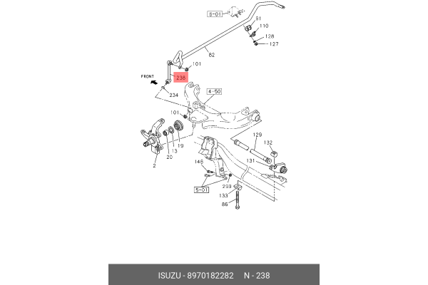 ISUZU 8-97018-228-2 8-97018-228-2,8-97289-820-0