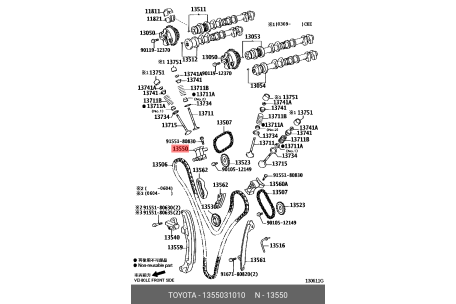 TOYOTA 13550-31010 13550-31010