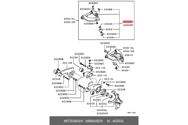 MITSUBISHI MB-860829 MB-860829