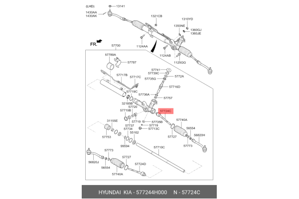 HYUNDAI 57724-4H000 57724-4H000