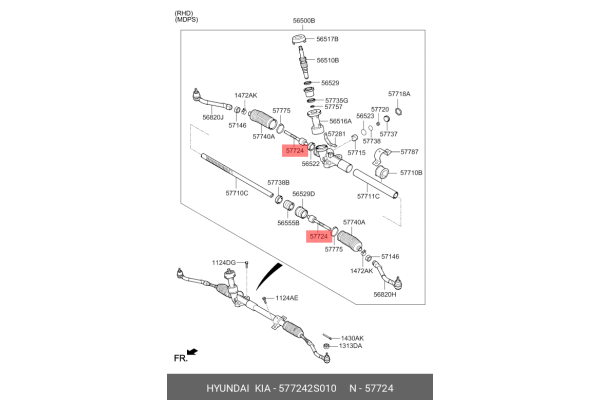 HYUNDAI 57724-2S010 57724-2S000,57724-2S100,57724-2S010,57724-2S000 ...