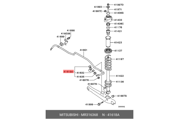 MITSUBISHI MR316368 4056A015,MR316368