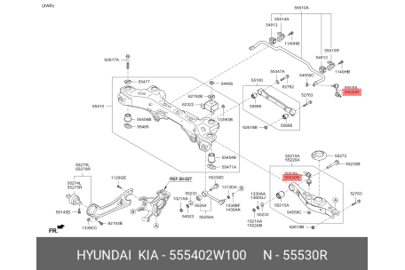 HYUNDAI 55540-2W100 55540-2W100,55540-2W110