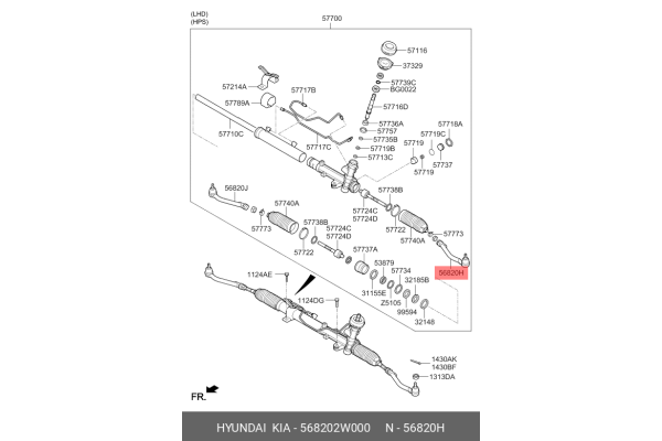 HYUNDAI 56820-2W000 56820-2W000,56820-2W000