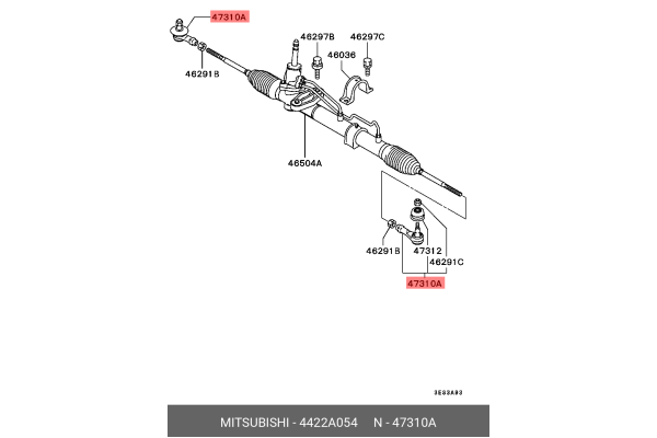MITSUBISHI 4422A054 MB-527169