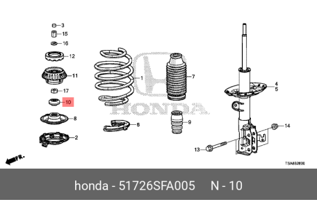 HONDA 51726-SFA-005 51726-SAA-003,48619-52040,41741-58J00,51726-SFA-005 ...