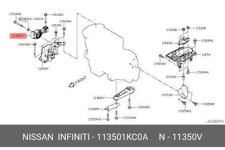 NISSAN 11350-1KC0A 11350-1KC0A,11350-3SG0A
