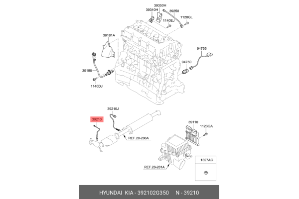 Hyundai / KIA 392102G350 392102G350